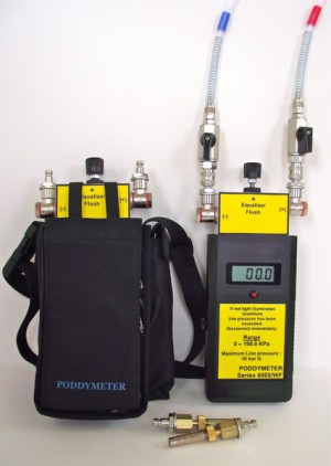 英国 Poddymeter 6000 WFV-Q 水力数字压力计/水流量便携式测试装置
